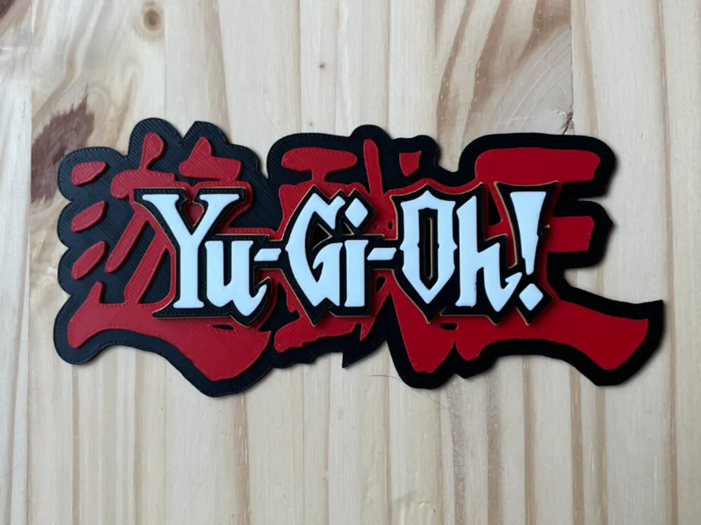 Yu-Gi-Oh! Logo - Free 3D Print Model - MakerWorld