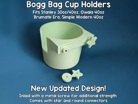 Bogg Bag Cup Holder - Free 3D Print Model - MakerWorld