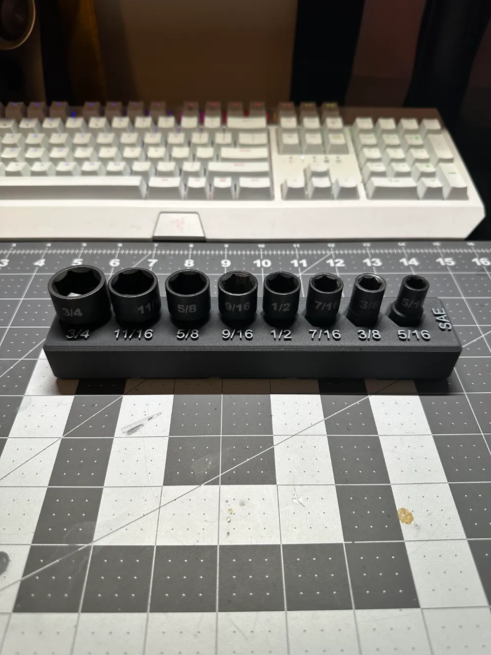 Milwaukee Insider Rachet SAE Socket Gridfinity Bin by JMichael1701 ...