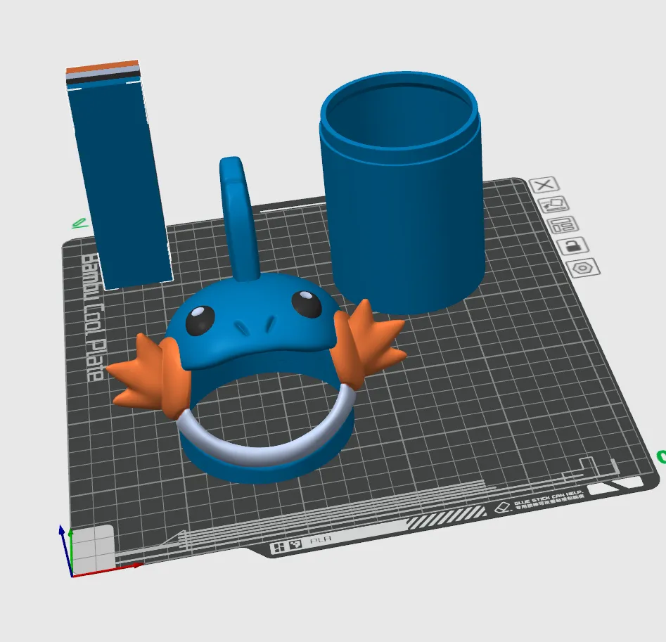 Basurero Mudkip por Becca_3D - MakerWorld