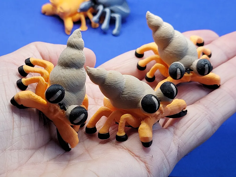 Crab Jumping - Free 3D Print Model - MakerWorld
