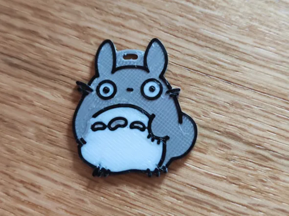 Totoro Keychain by Chipotle - MakerWorld