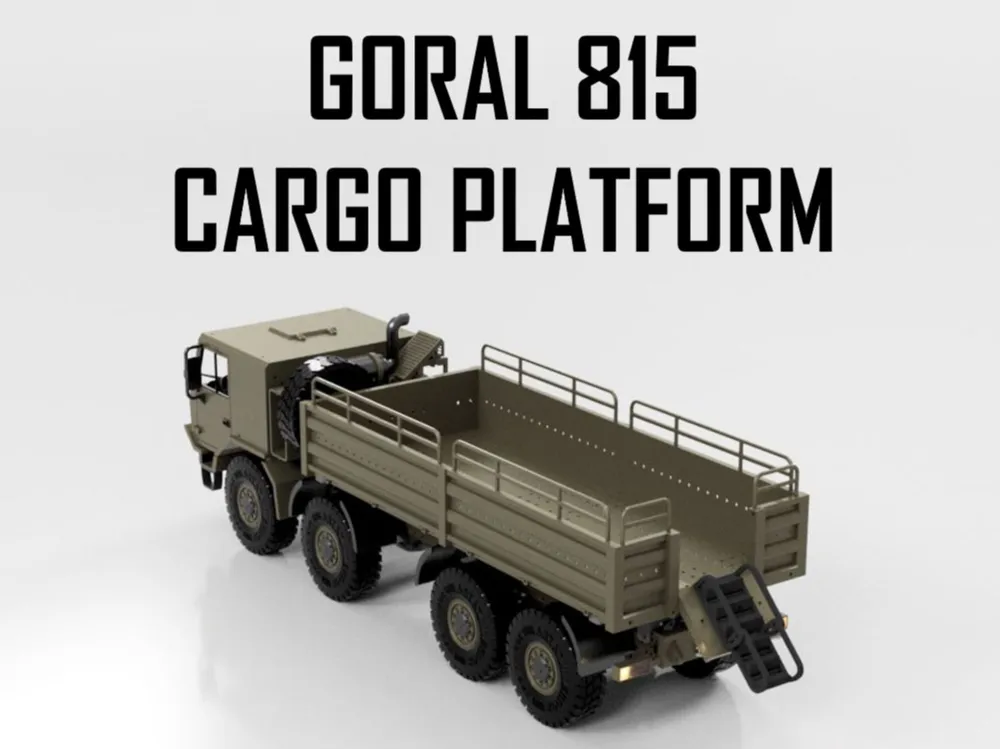 Грузовая платформа GORAL 815 — бесплатная модель для 3D-печати — MakerWorld
