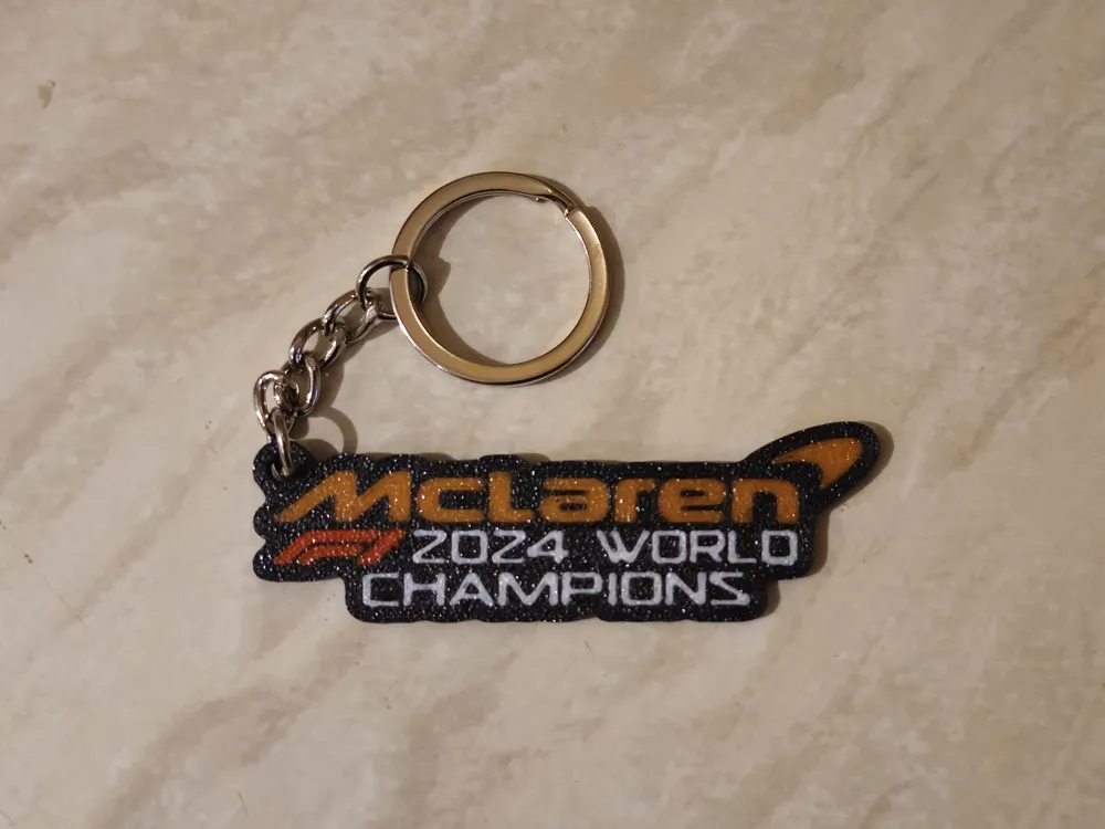 F1 McLaren 2024 World Champions Keyring by neilault MakerWorld ...