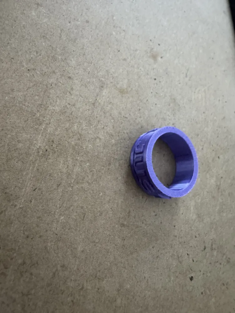 JUST BREATH fidget spinner ring - Free 3D Print Model - MakerWorld