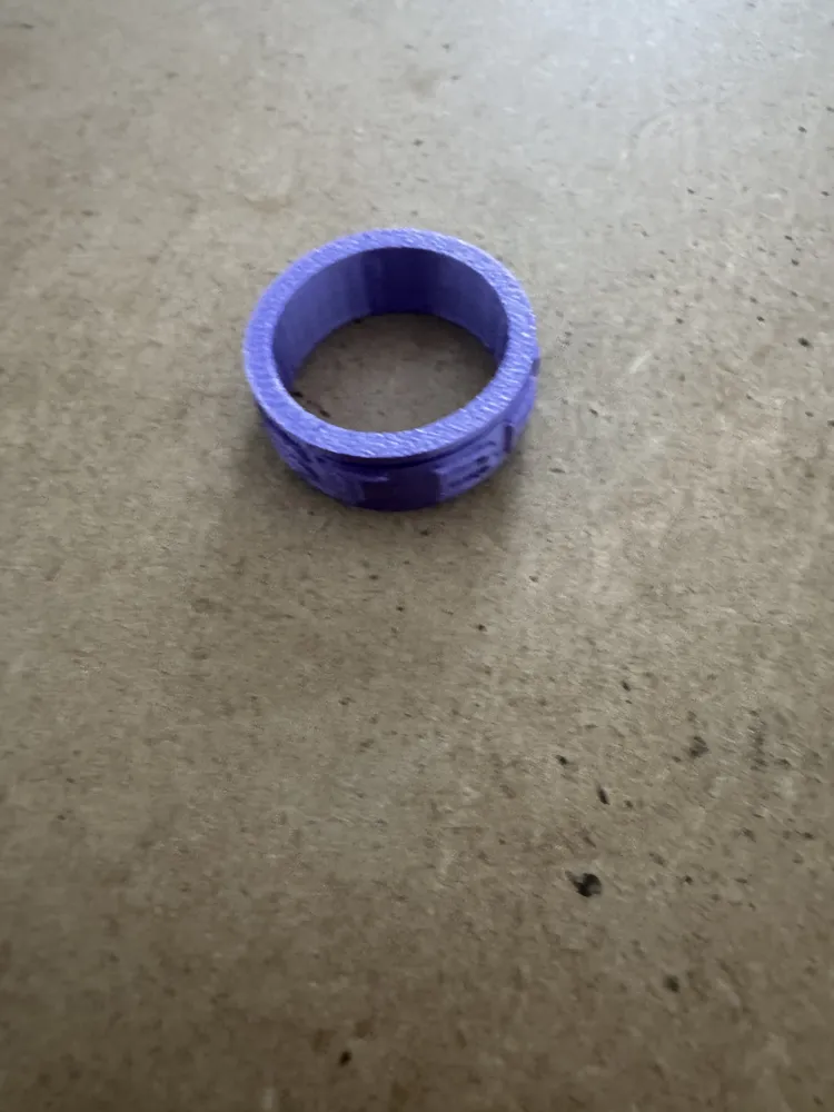 JUST BREATH fidget spinner ring - Free 3D Print Model - MakerWorld