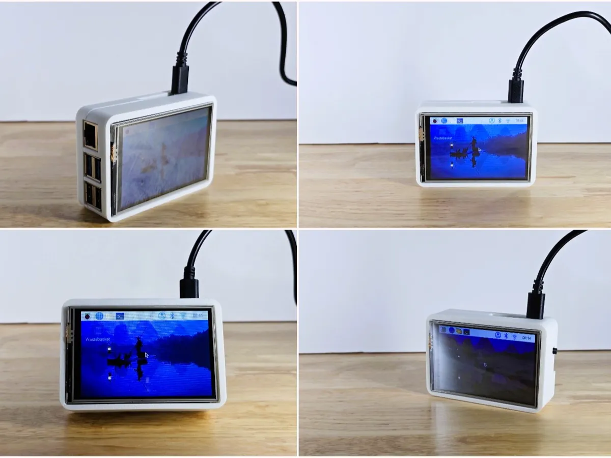 Tiny Desktop - A Pi Case for 3.5" RPi Display - Free 3D Print Model ...