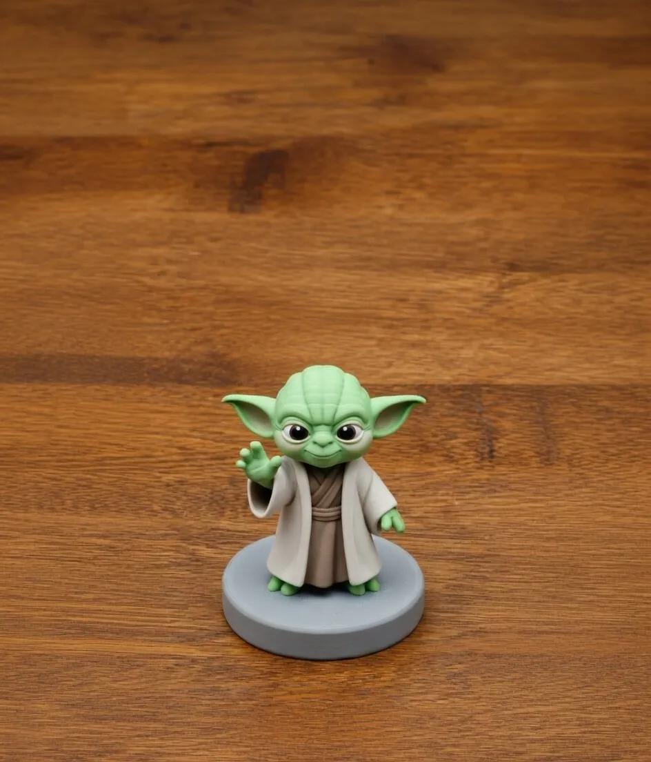 Yoda Wise Jedi Figure - Free 3D Print Model - MakerWorld