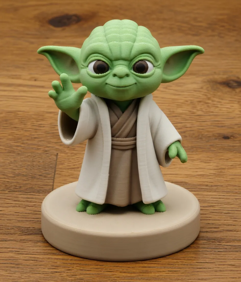 Yoda Wise Jedi Figure - Free 3D Print Model - MakerWorld