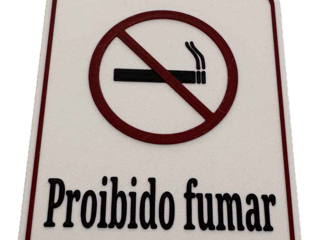 No Smoking in this area (No AMS) - Free 3D Print Model - MakerWorld