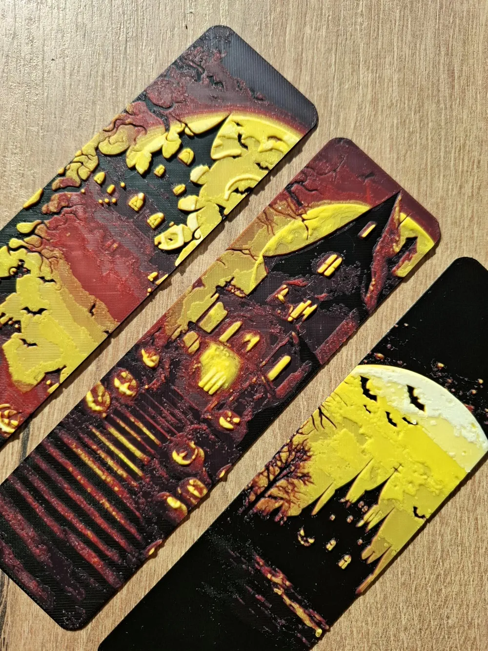 Halloween Haunted House bookmark set - hueforge by Eternal MakerWorld ...
