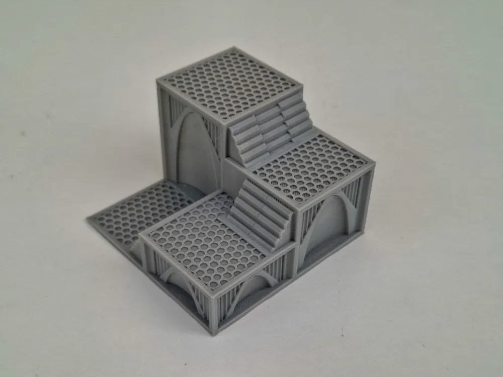 Industrial Platform - Corner Steps by PCEK MakerWorld: Download Free 3D ...