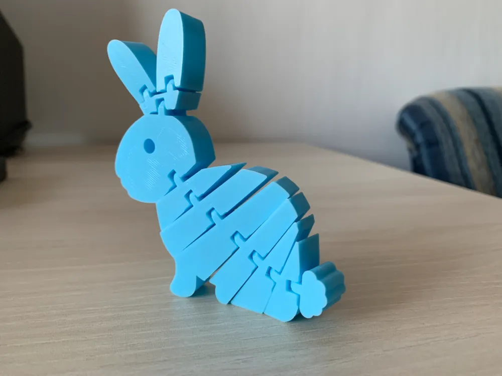 Flexible Bunny / Articulated Bunny Remixed by Xeraj MakerWorld ...