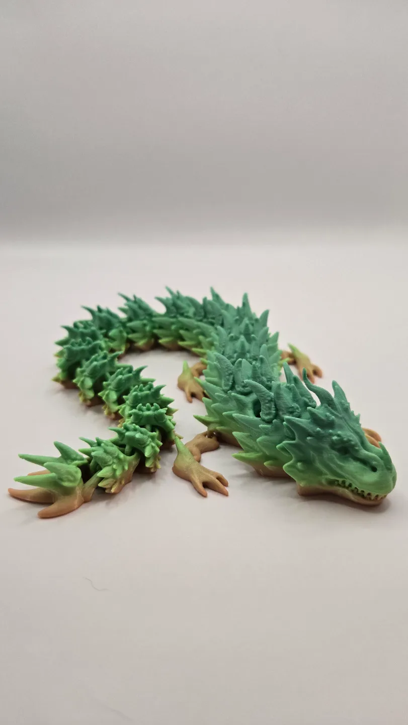 Articulated Spiky Dragon by udrek MakerWorld: Download Free 3D Models
