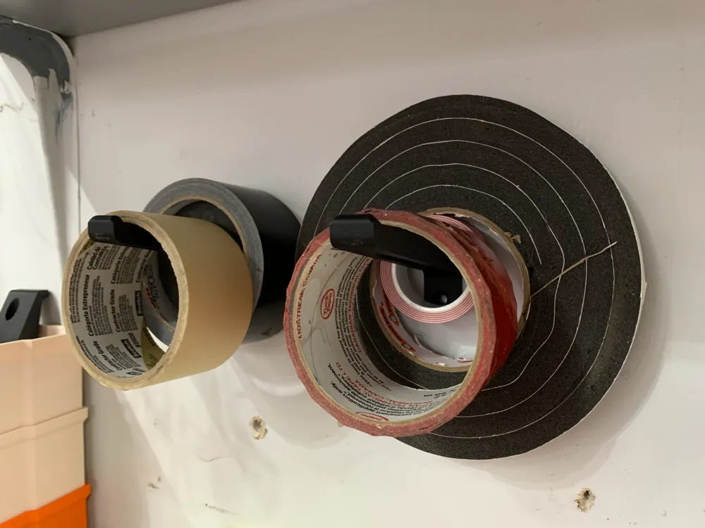 Wall Mounted Tape Hook by Ahrenp - MakerWorld