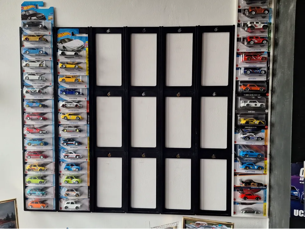 Hot wheels Stand for wall, with option to extend by Just_Print3d ...