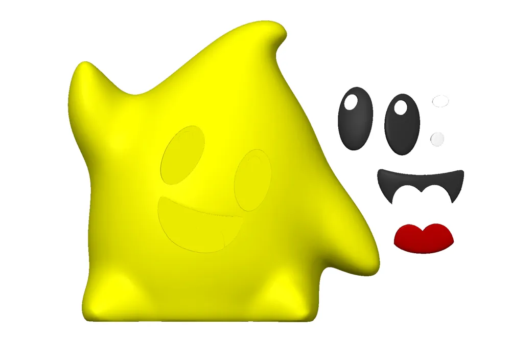 Stella Luma (Super Mario Galaxy) - Modello di stampa 3D gratuito ...