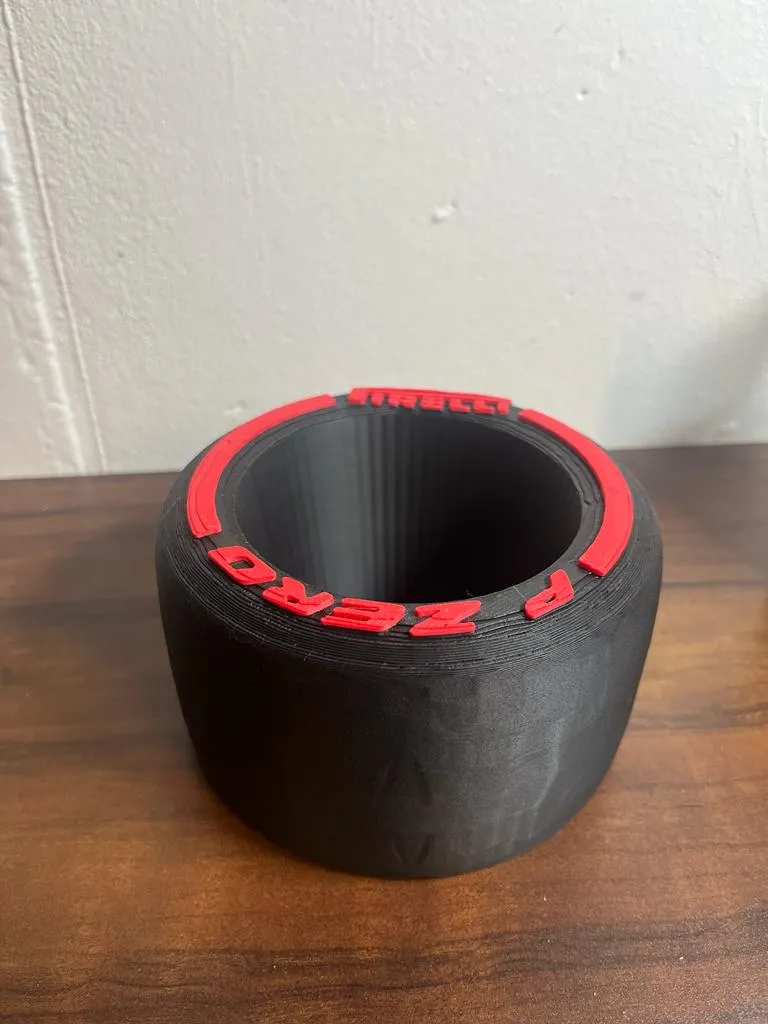 F1 Tire Pot V2 by Printsolution - MakerWorld