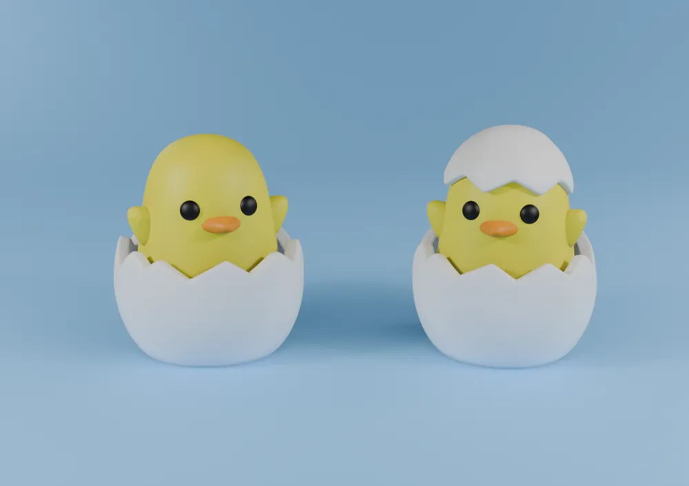 BABY CHICK CLICKER - Free 3D Print Model - MakerWorld