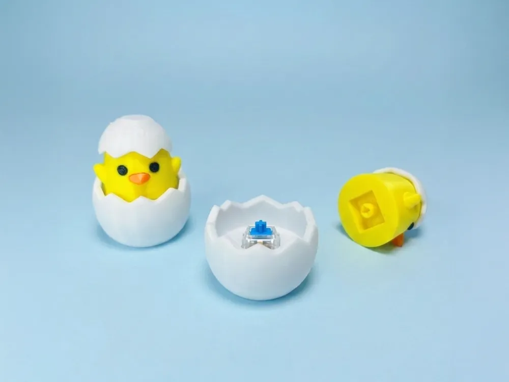 BABY CHICK CLICKER - Free 3D Print Model - MakerWorld
