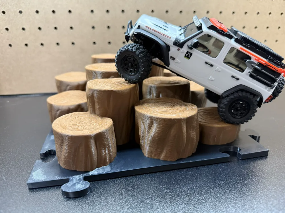 Crawler Park Standing Log Obstacle - Free 3D Print Model - MakerWorld