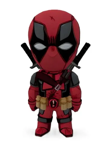 Mini Dead Pool Fun Figure by Eat_Sleep_Print_Repeat MakerWorld ...