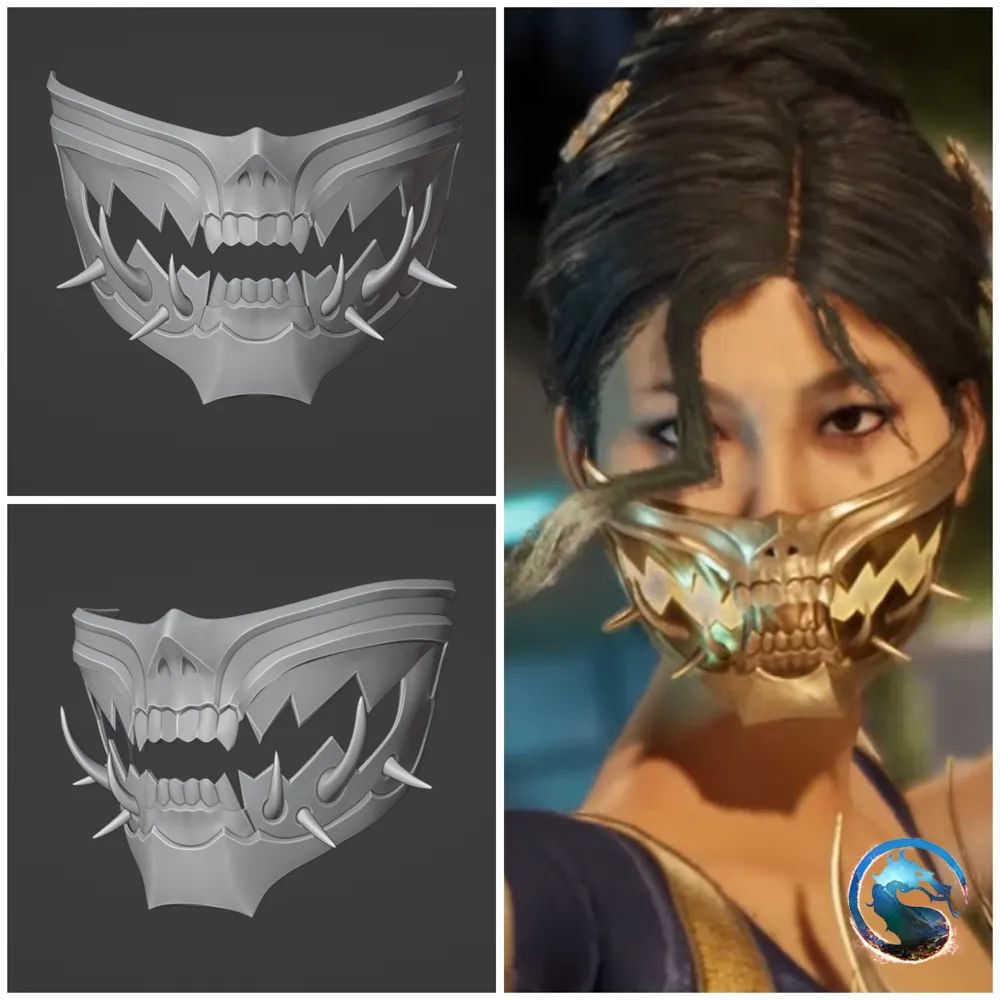 Kitana mask from MK1 - Order of Darkness by ShQ@r.Ok MakerWorld ...