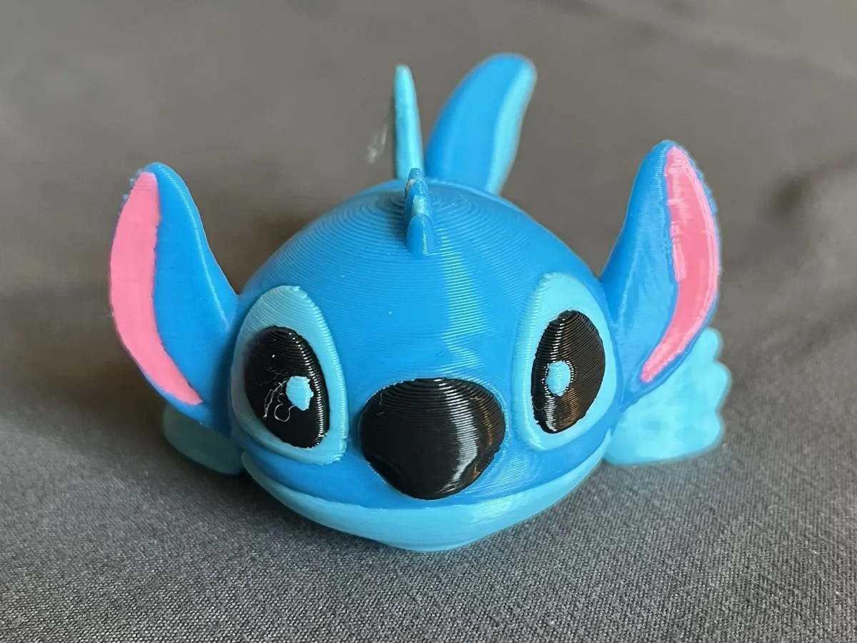 Stitch Fish Flexi Mashup - Free 3D Print Model - MakerWorld