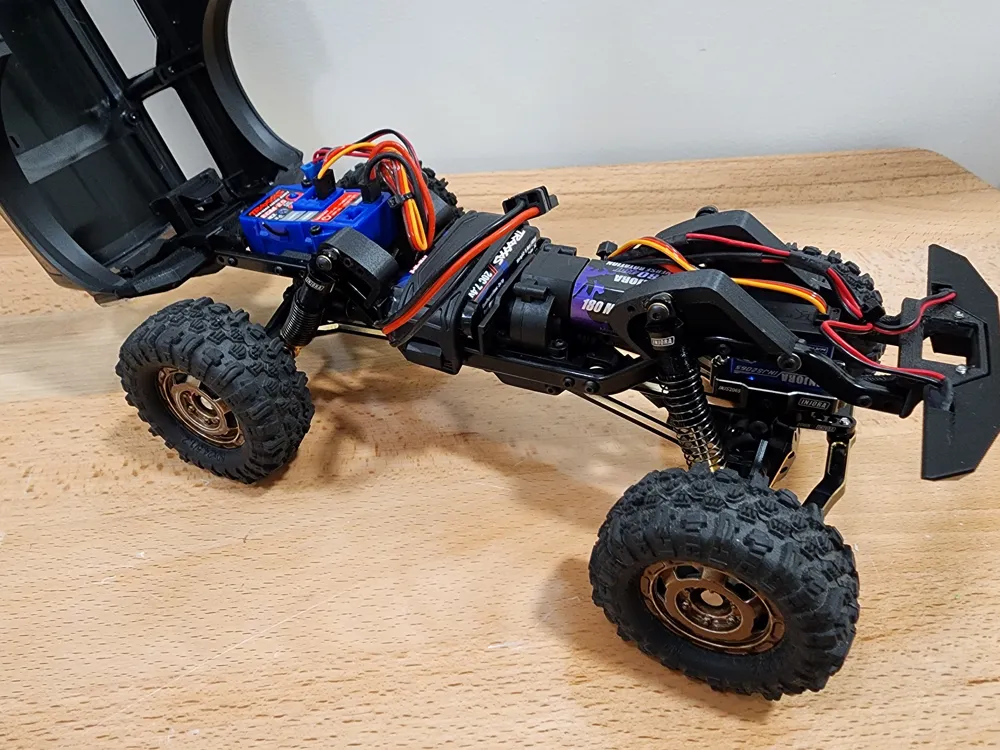 TRX4M Rear Shock Mount Relocate - Free 3D Print Model - MakerWorld