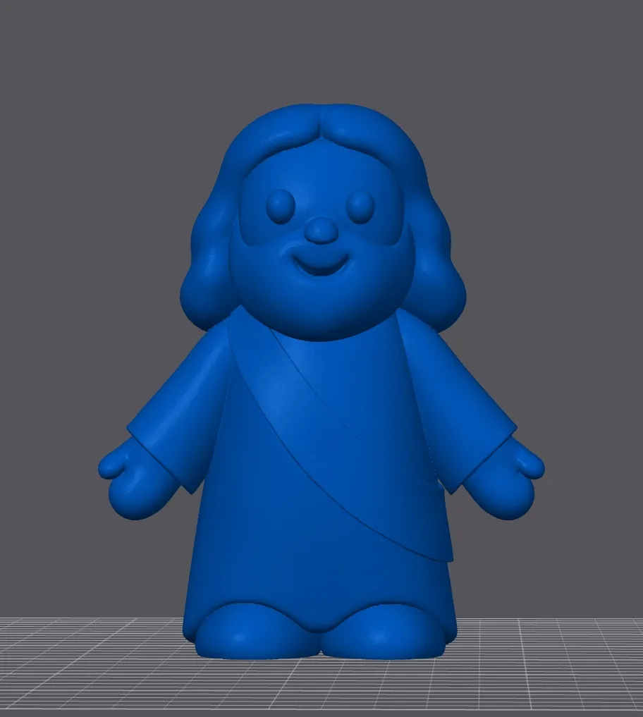 Mini Jesus – Pocket Savior Figurine Approx 6" Tall - Free 3D Print ...