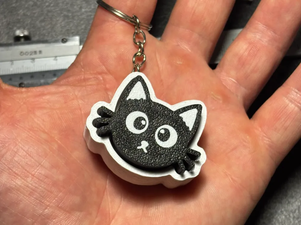 Cute cat clicker - Free 3D Print Model - MakerWorld