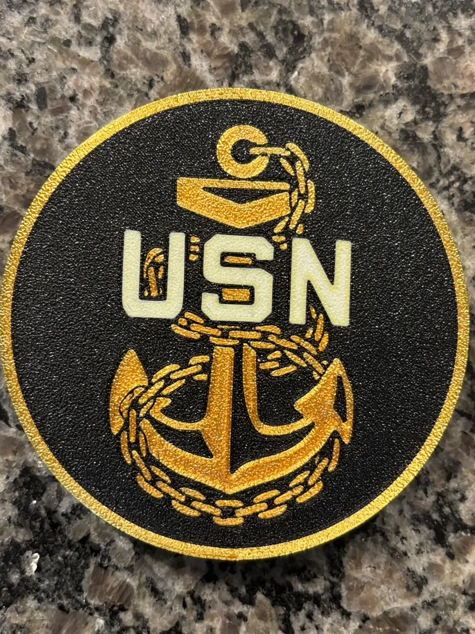 U.S. Navy Chief Petty Officer (E7) Coaster Remixed by Tac0 MakerWorld ...
