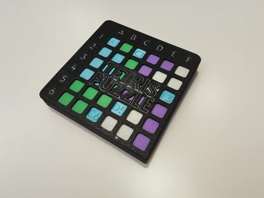 Tetris Puzzle Board game by Hemoner - MakerWorld