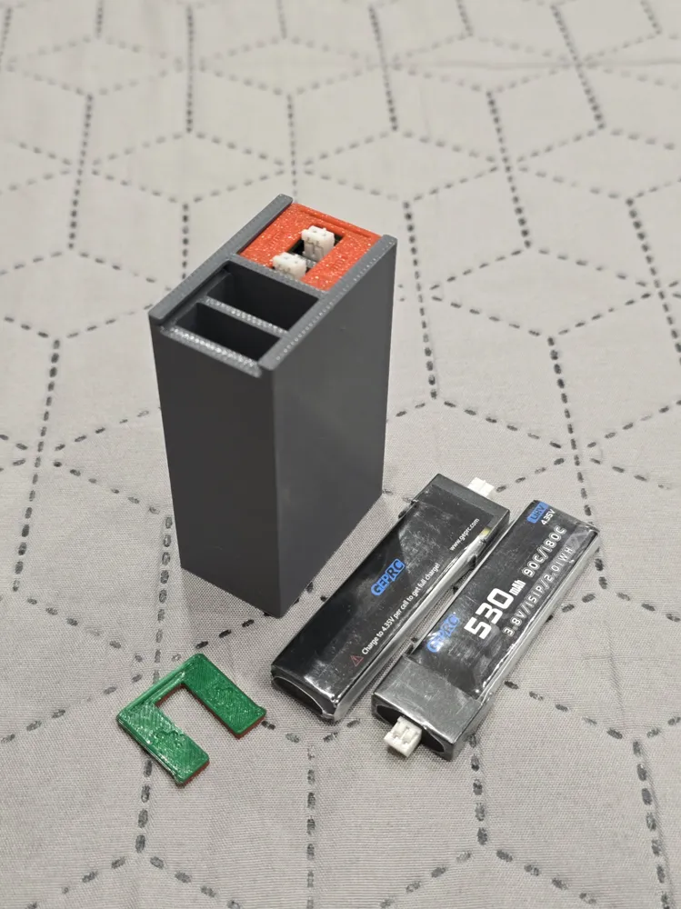 TinyWhoop 1S Battery Case with Charge Status Lids - Free 3D Print Model ...