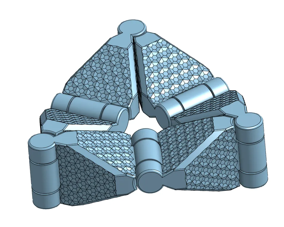 Textured Infinite Flexagon by stringham MakerWorld: Download Free 3D Models