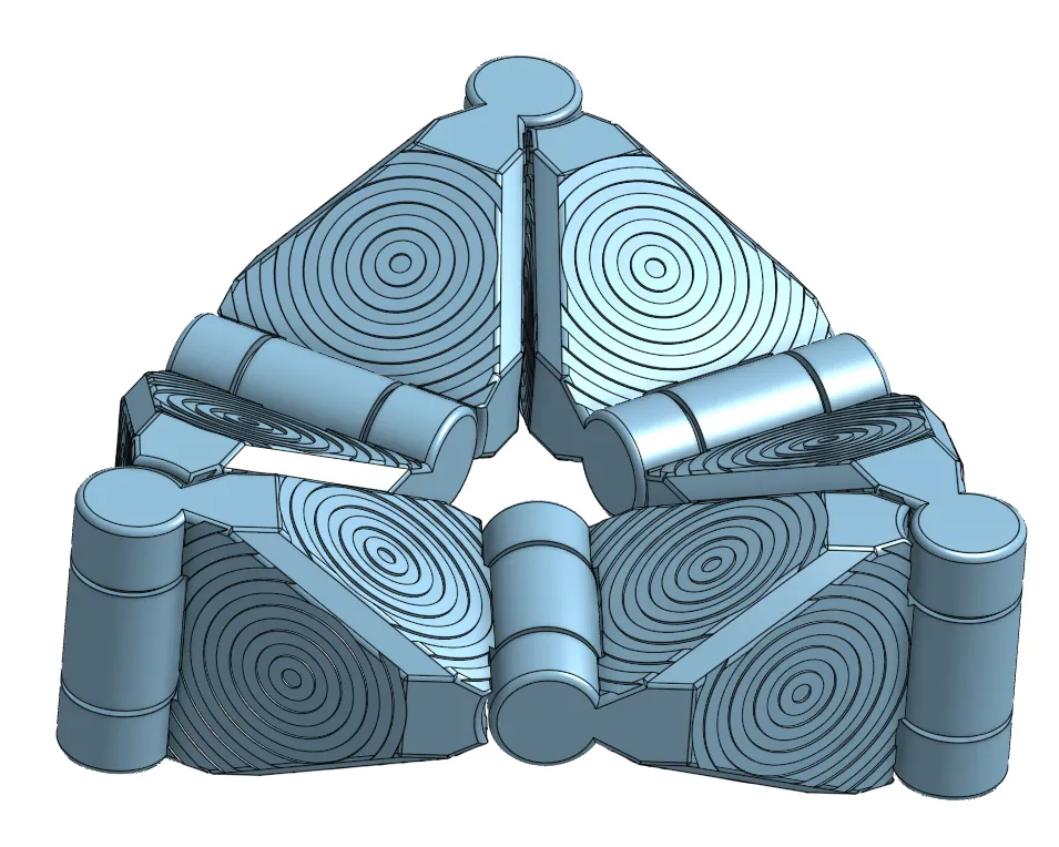 Textured Infinite Flexagon by stringham MakerWorld: Download Free 3D Models