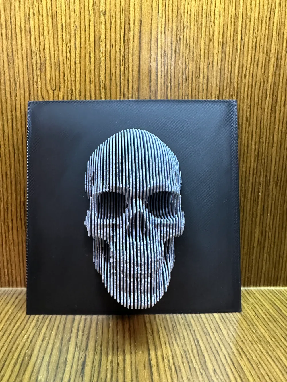 Layered Skull Sculpture by victor MakerWorld: Download Free 3D Models