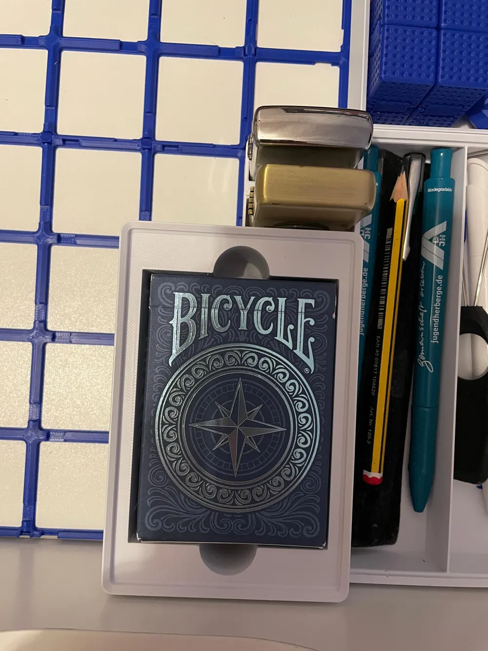 Playing Card Deck (1 or 2) Holder for Gridfinity by David MakerWorld ...