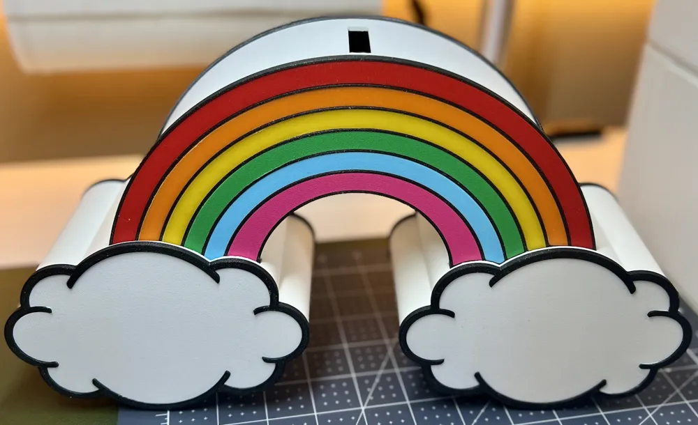 Rainbow Piggybank by blaravie - MakerWorld