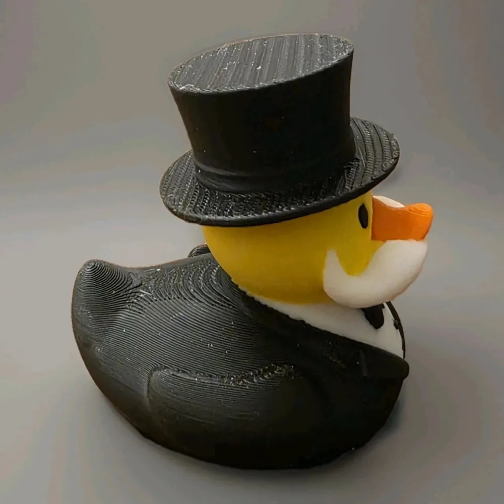 Monopoly Man Rubber Duck - Free 3D Print Model - MakerWorld
