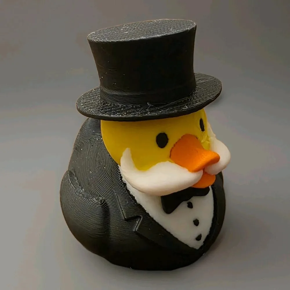 Monopoly Man Rubber Duck - Free 3D Print Model - MakerWorld