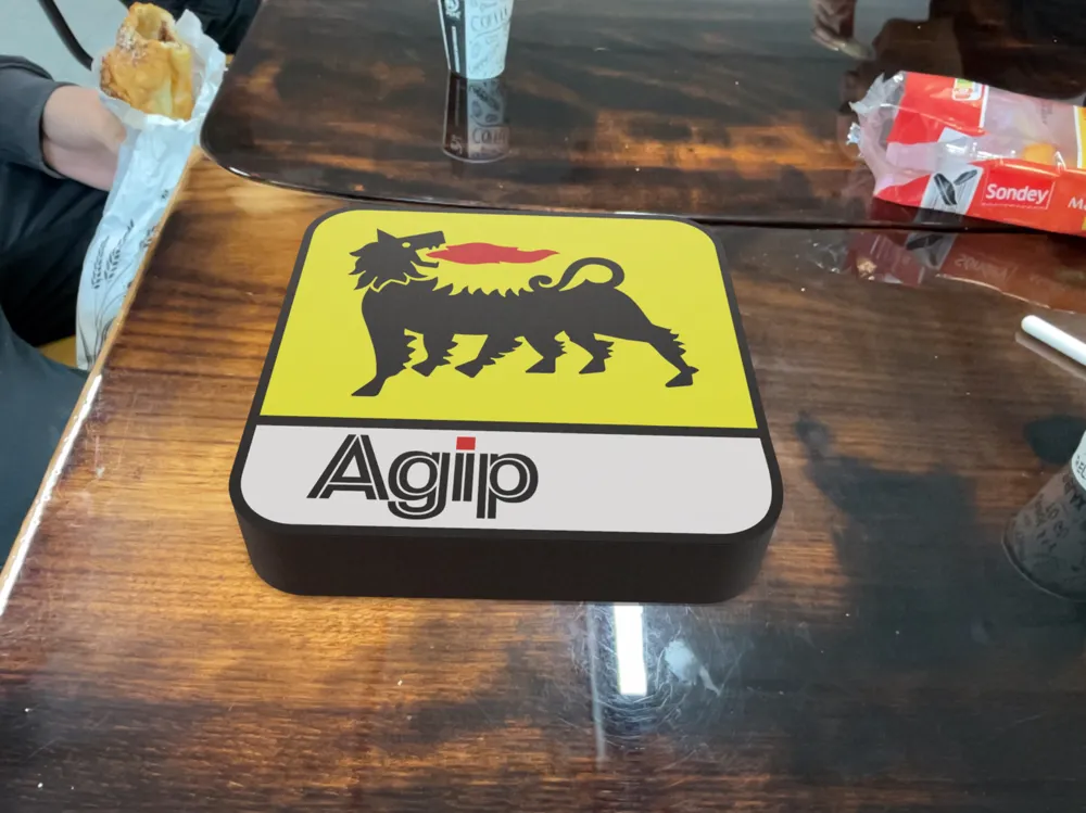 agip led Lightbox stl dispo by Vitormhs - MakerWorld