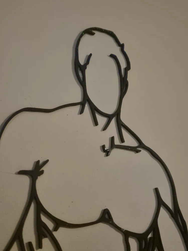 line art – Male Form - Free 3D Print Model - MakerWorld