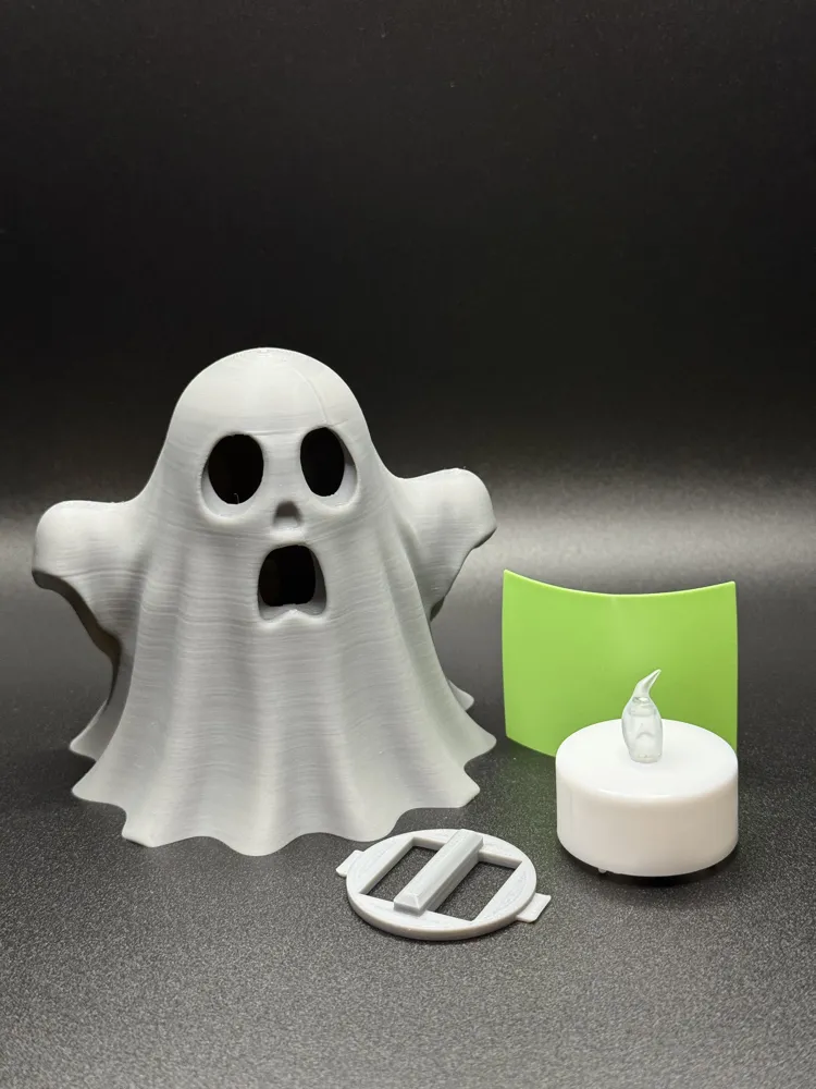 Swappable Color Ghost Tea Light by KD3D MakerWorld: Download Free 3D Models