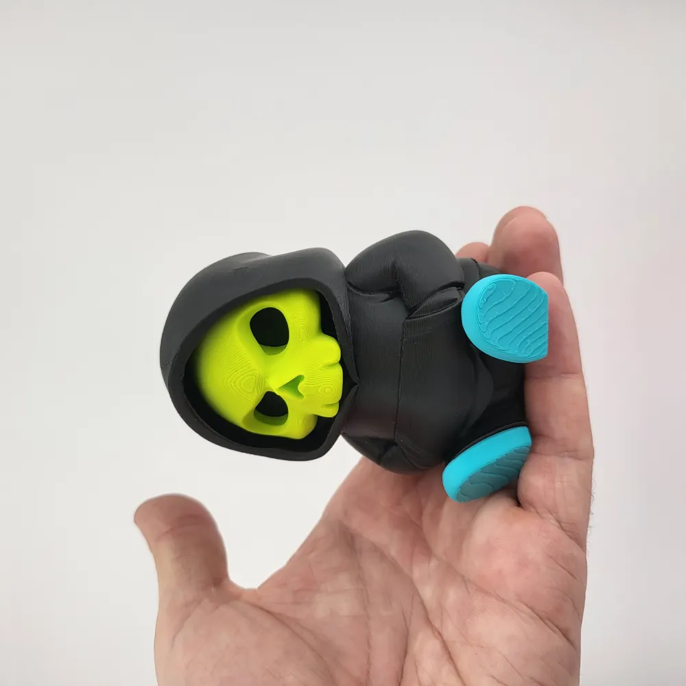Street Skull Halloween 3D Action Figure by Mad power MakerWorld ...