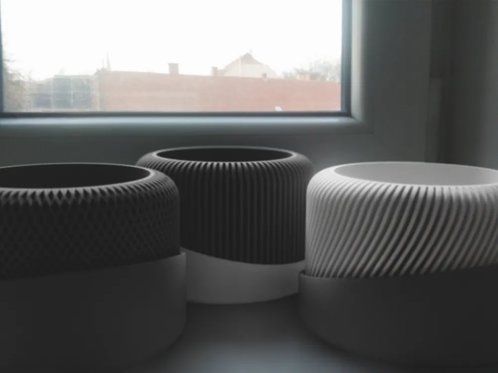 Japandi Plant Pot (3 versions, automatic watering) - Free 3D Print ...