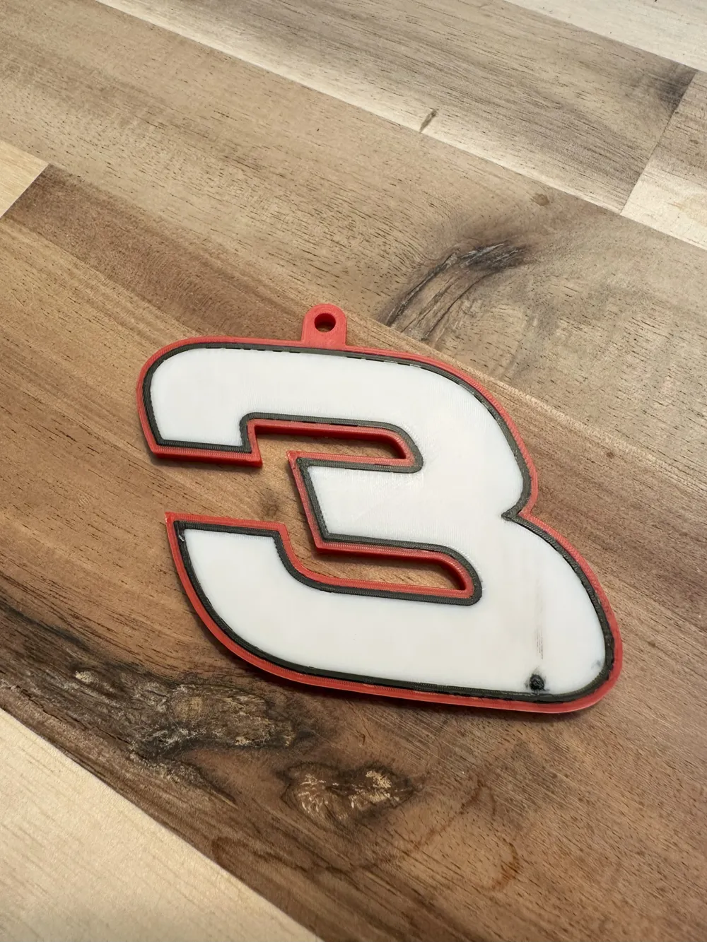 RCR Number 3 Keychain by crazzybrad MakerWorld: Download Free 3D Models