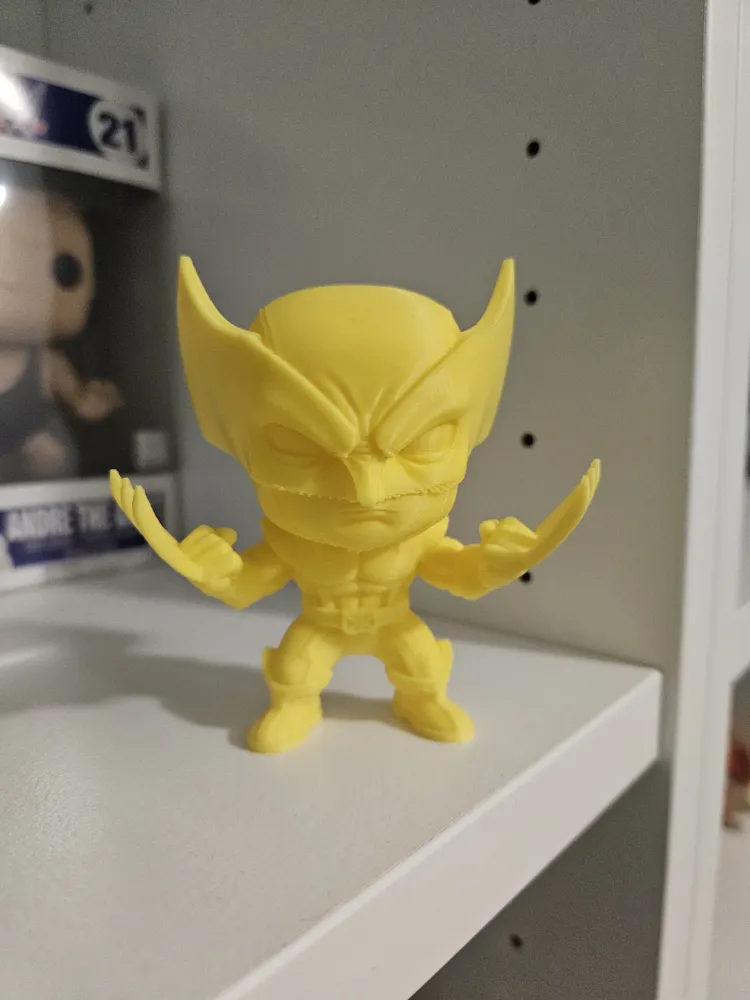 Wolverine (Funko Style) - A Ferocious Little Guy! - Free 3D Print Model ...