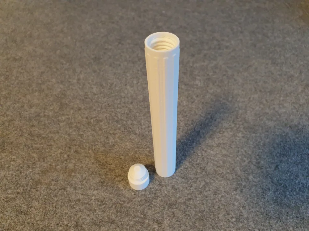 Doob Tube with Screw-On Lid - Free 3D Print Model - MakerWorld
