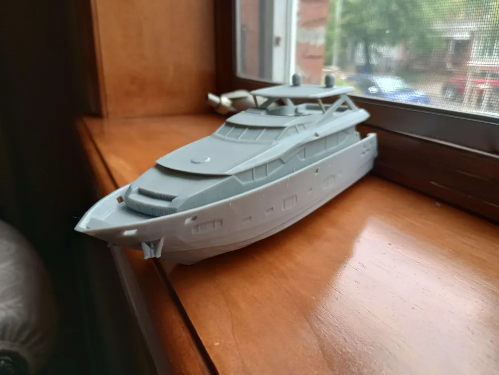 Realistic Ship Yacht Model Boat by Lexdros8888 MakerWorld: Download ...